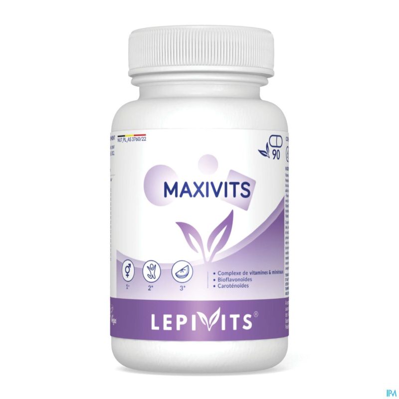 Maxivits Pot Caps 90 Lepivits